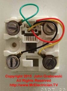 Telephone Wiring Color Code