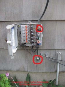 Grounding TV and Telephone
