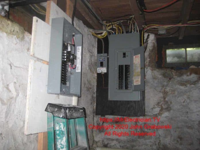 Wired Generator Sub-Panel