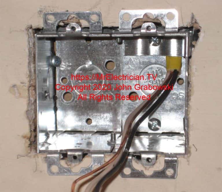 Installing An Electrical Receptacle Box Using Madison Bars