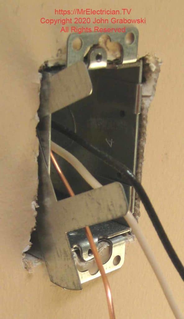 Installing An Electrical Receptacle Box Using Madison Bars