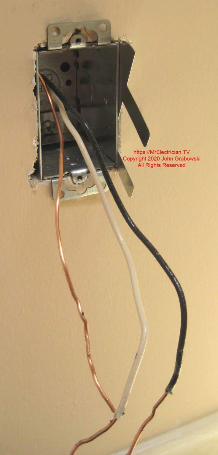 Installing An Electrical Receptacle Box Using Madison Bars