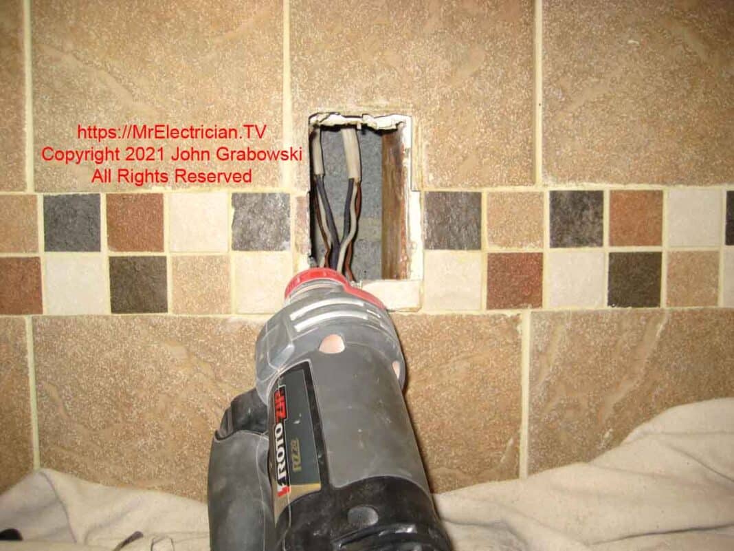 Outlet Box Screw Hole Repair