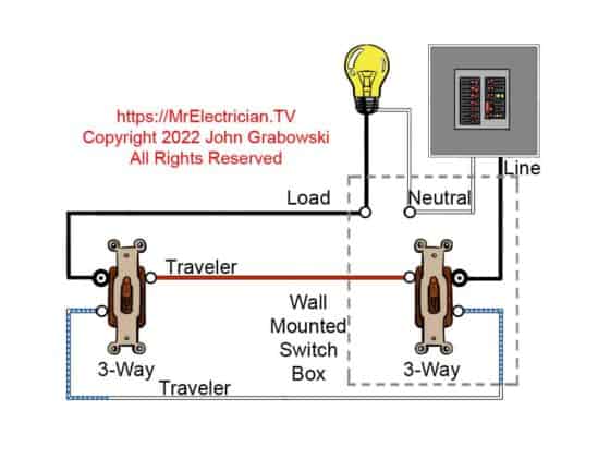 Three-Way Switch Wiring Diagrams