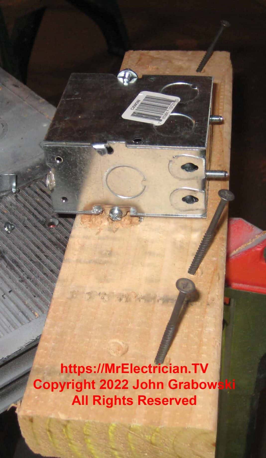 Install An Electrical Box - Mr. Electrician