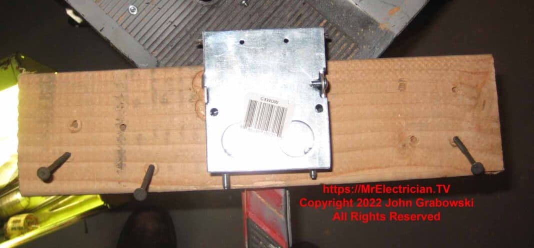 Install An Electrical Box - Mr. Electrician