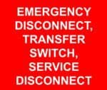 Emergency Disconnect Sticker: Why You Need It - Mr. Electrician