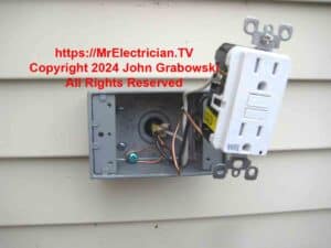 Outdoor Electrical Outlet Box - Mr. Electrician
