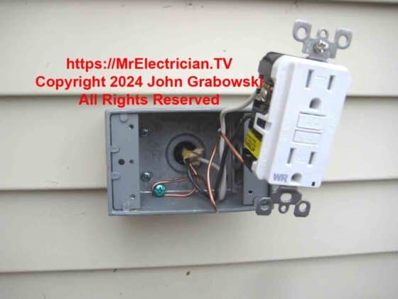 Outdoor Electrical Outlet Box - Mr. Electrician