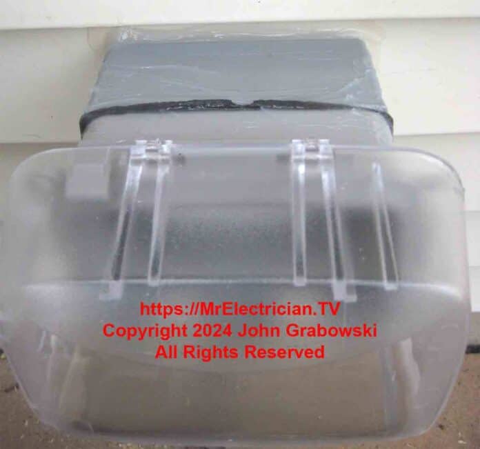 Outdoor Electrical Outlet Box - Mr. Electrician