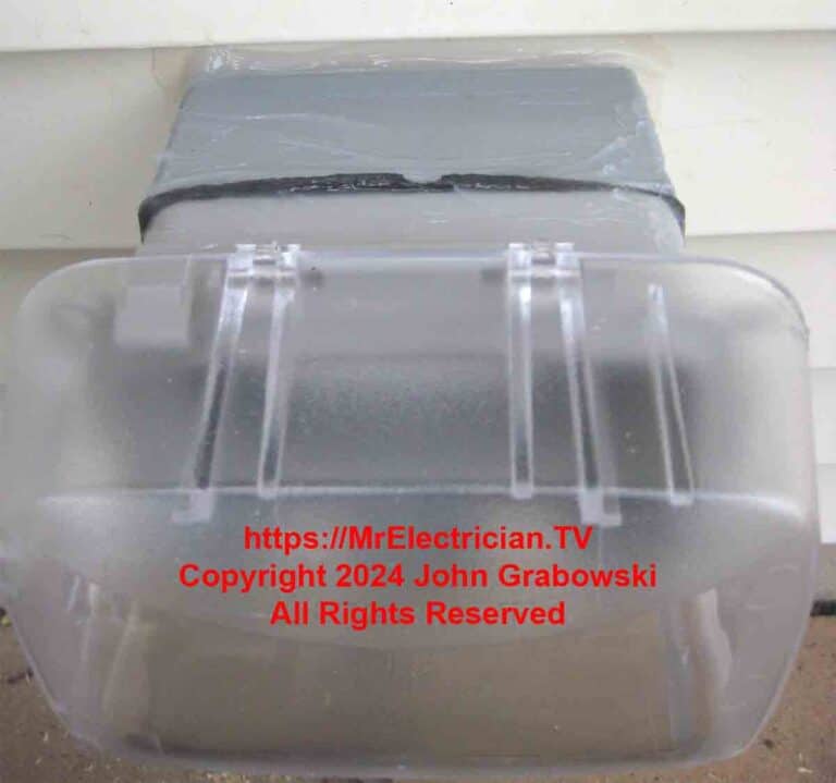 Outdoor Electrical Outlet Box - Mr. Electrician