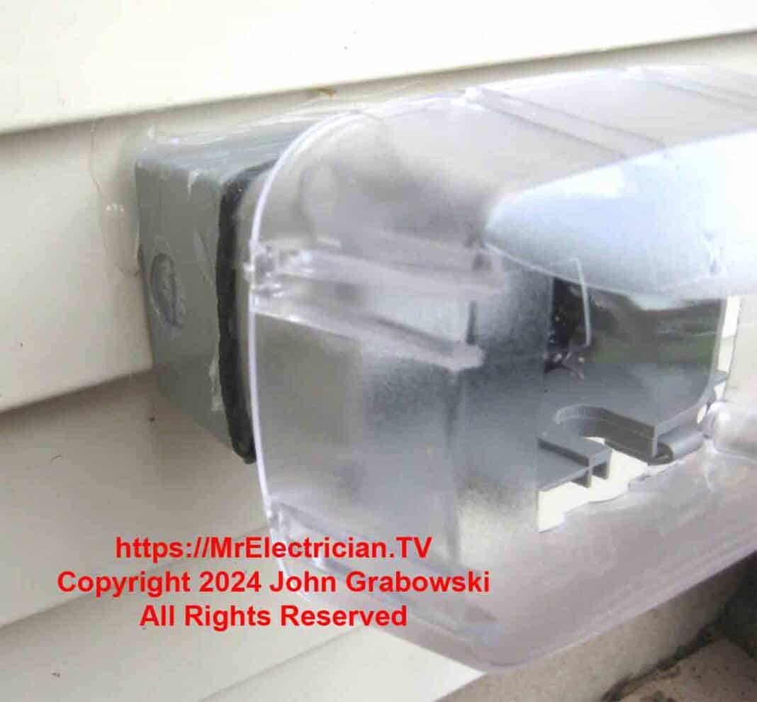 Outdoor Electrical Outlet Box - Mr. Electrician