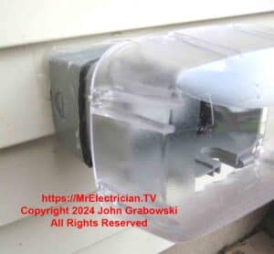 Outdoor Electrical Outlet Box - Mr. Electrician