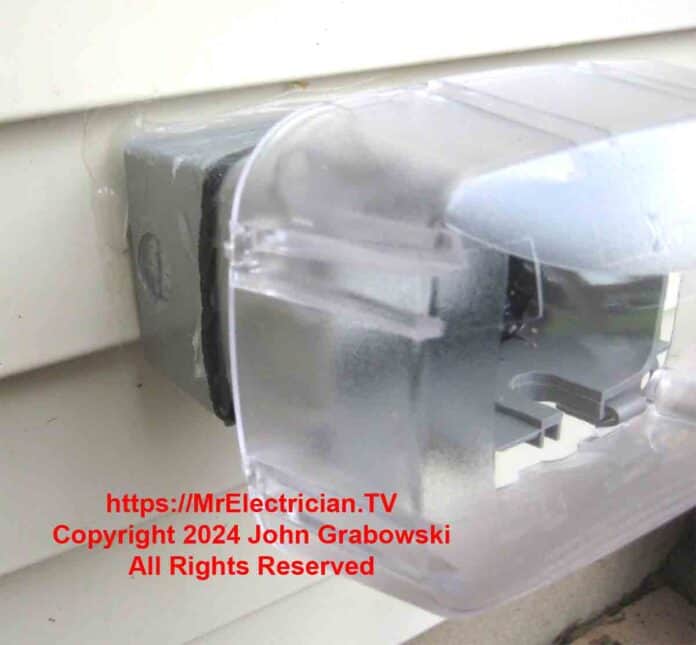 Outdoor Electrical Outlet Box - Mr. Electrician