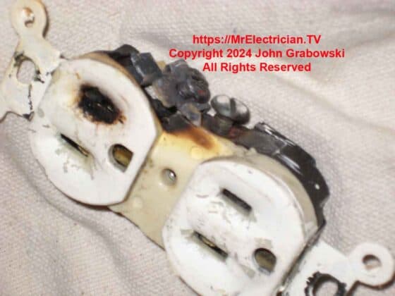 Burned Electrical Outlet Causes - Mr. Electrician